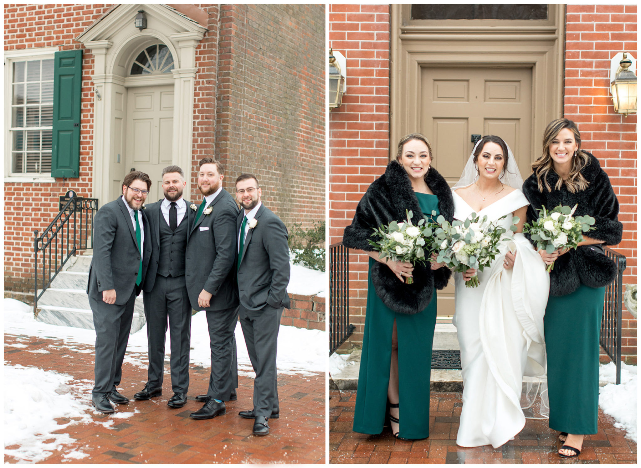 Dana & John | Classic & Snowy Winter Wedding - Petal & Glass Photography