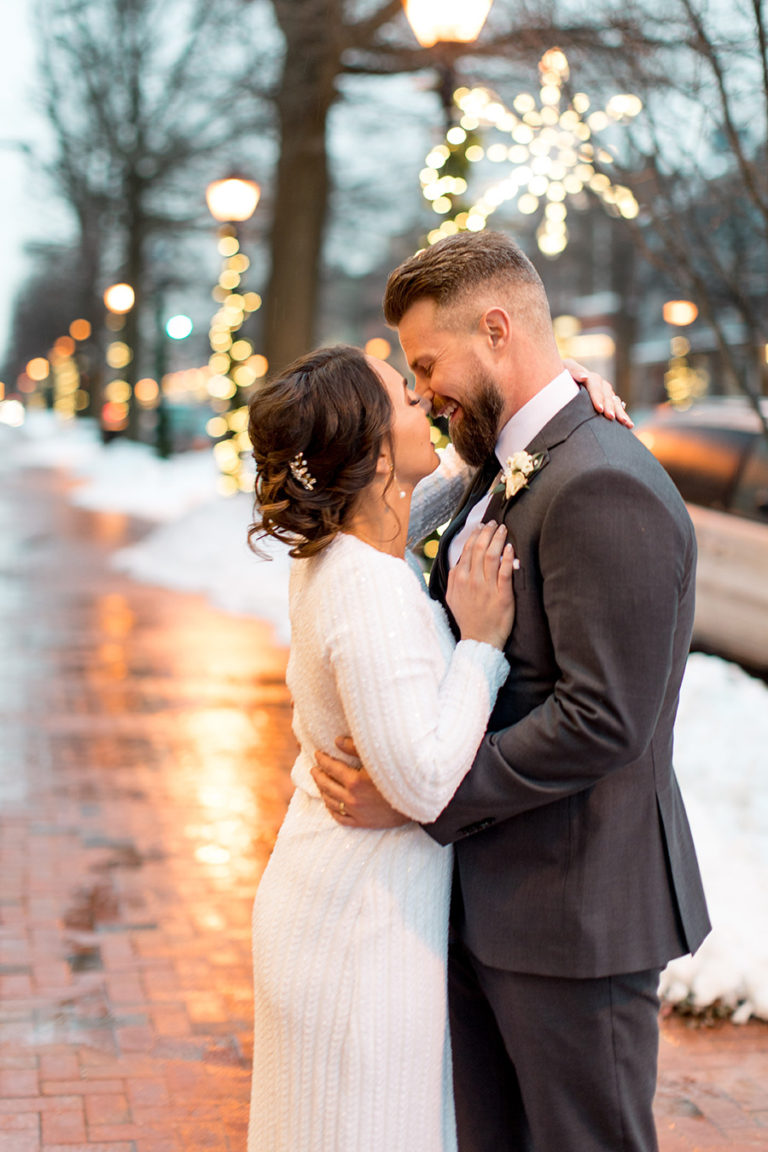 Dana & John | Classic & Snowy Winter Wedding - Petal & Glass Photography